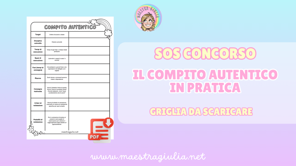 Compito autentico in pratica | Maestra Giulia